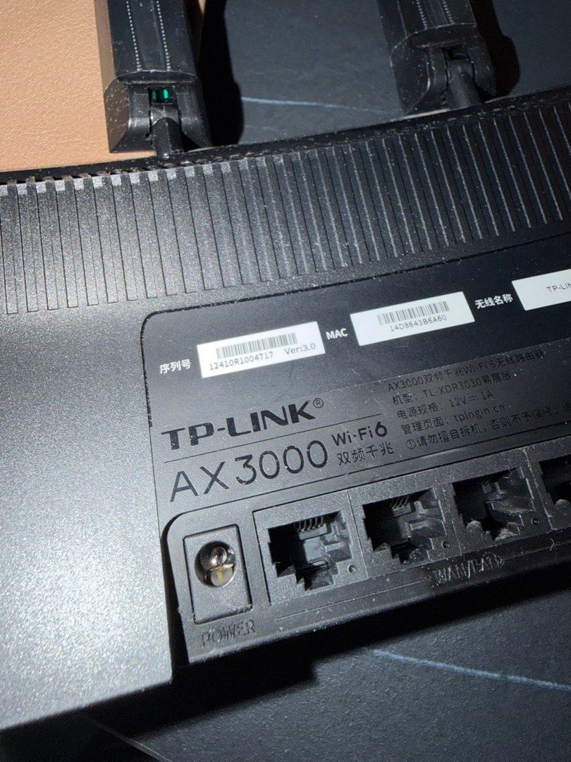 TP-Link AX3000 Wi-Fi 6 Router, Computers & Tech, Parts & Accessories ...