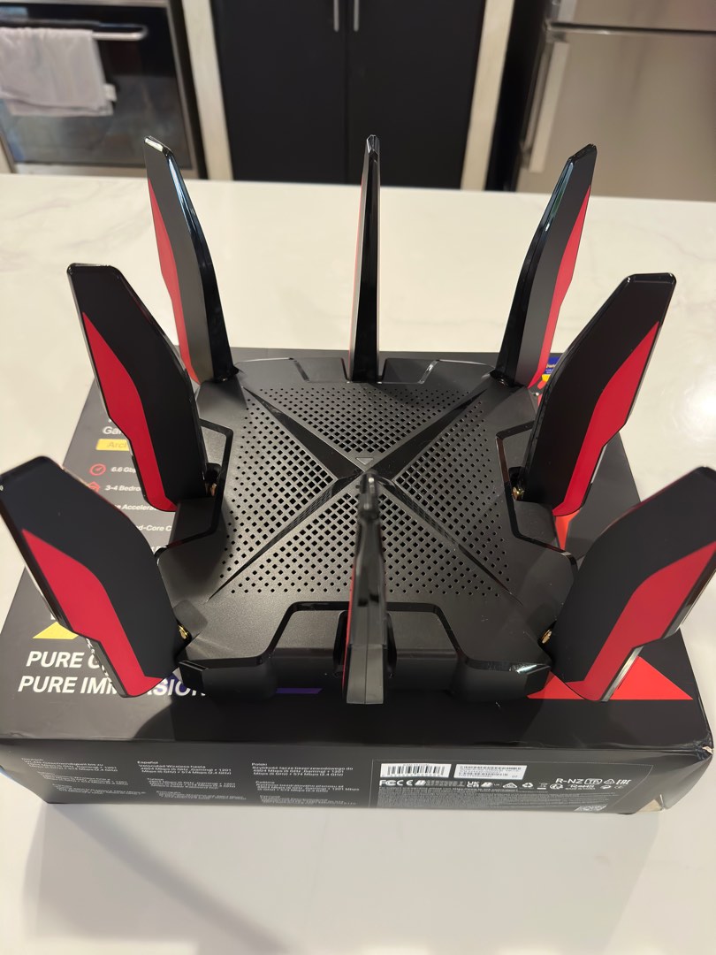TP-Link AX6600 Tri-Band Wi-Fi 6 Gaming Router, Computers & Tech, Parts ...