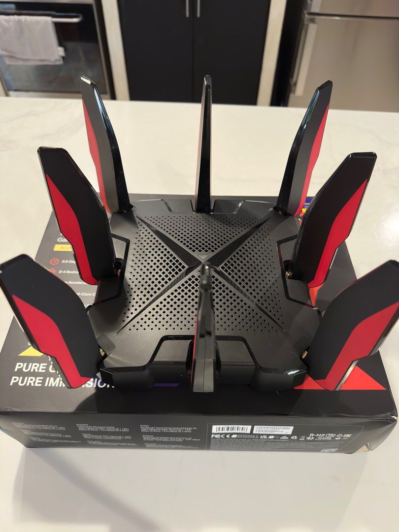 TP-Link AX6600 Tri-Band Wi-Fi 6 Gaming Router, Computers & Tech, Parts ...