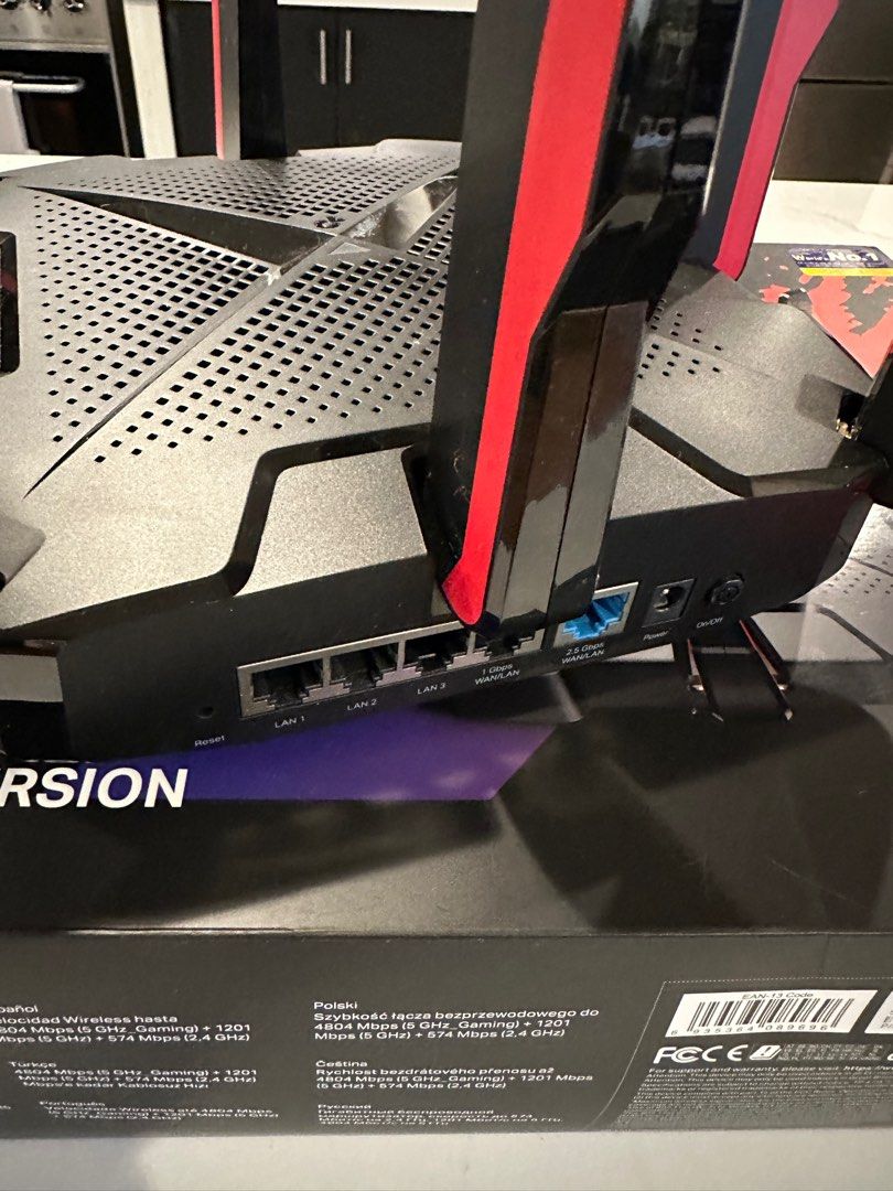 TP-Link AX6600 Tri-Band Wi-Fi 6 Gaming Router, Computers & Tech, Parts ...