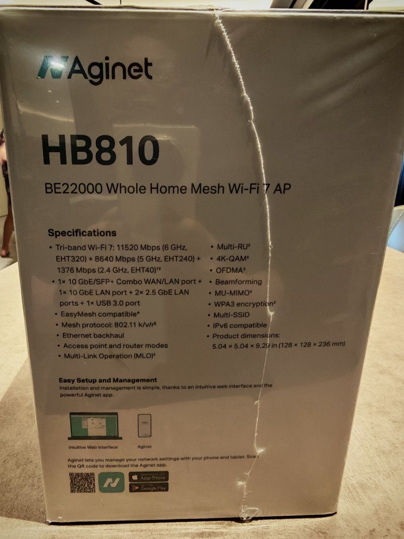 TP-Link HB810 BE22000 Home Mesh Wi-Fi 7 AP (Sealed), Computers & Tech ...
