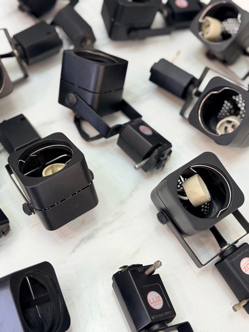 Track Light Black Display set, Furniture & Home Living, Lighting & Fans ...