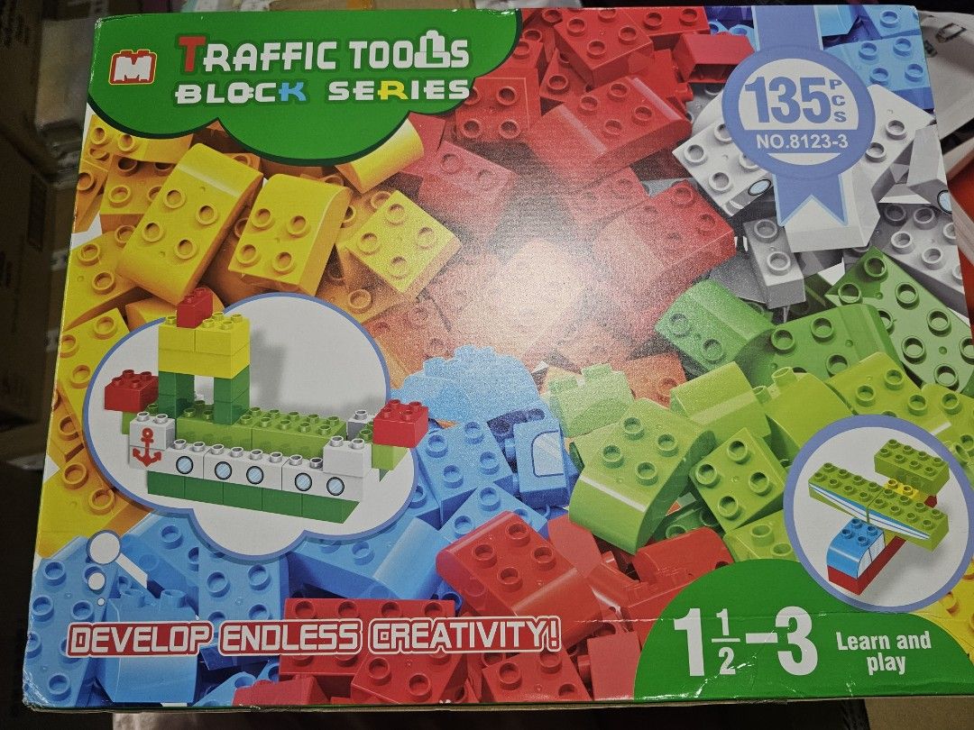 Traffic Tools Block Series Building Blocks Set, Hobbies & Toys, Toys ...