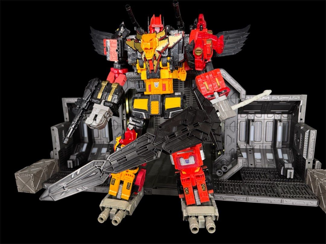 Transformers Haslab Omega Prime God Fire Convoy Prototype Sword ...