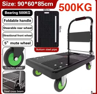 Blue Folding Trolley Heavy Duty, Hobbies & Toys, Travel, Travel ...