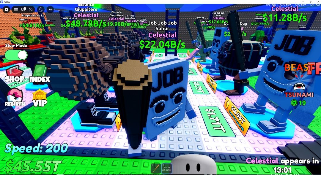 Tsunami Brainrot - Celestial Roblox, Video Gaming, Gaming Accessories ...