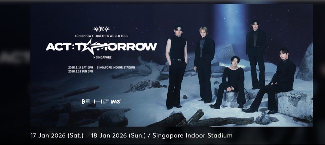 TXT Tomorrow X Together World Tour, Tickets & Vouchers, Event Tickets ...