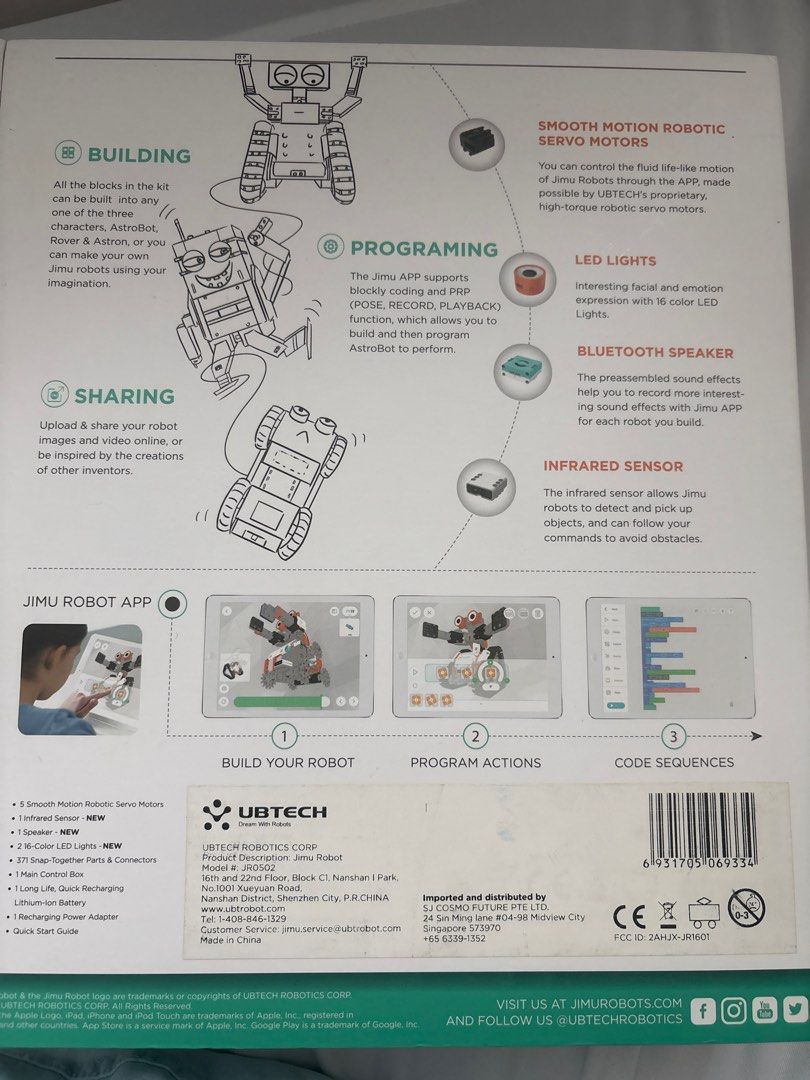 UBTECH Jimu Robot Kit original, Hobbies & Toys, Toys & Games on Carousell