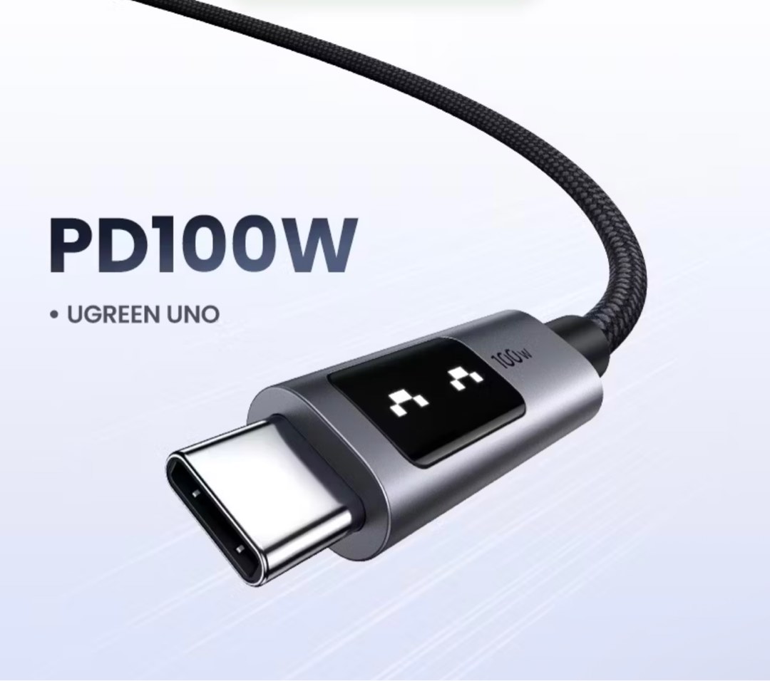 Ugreen UNO PD100W USB-C to USB-C Fast Charging Cable (BLACK), Mobile ...