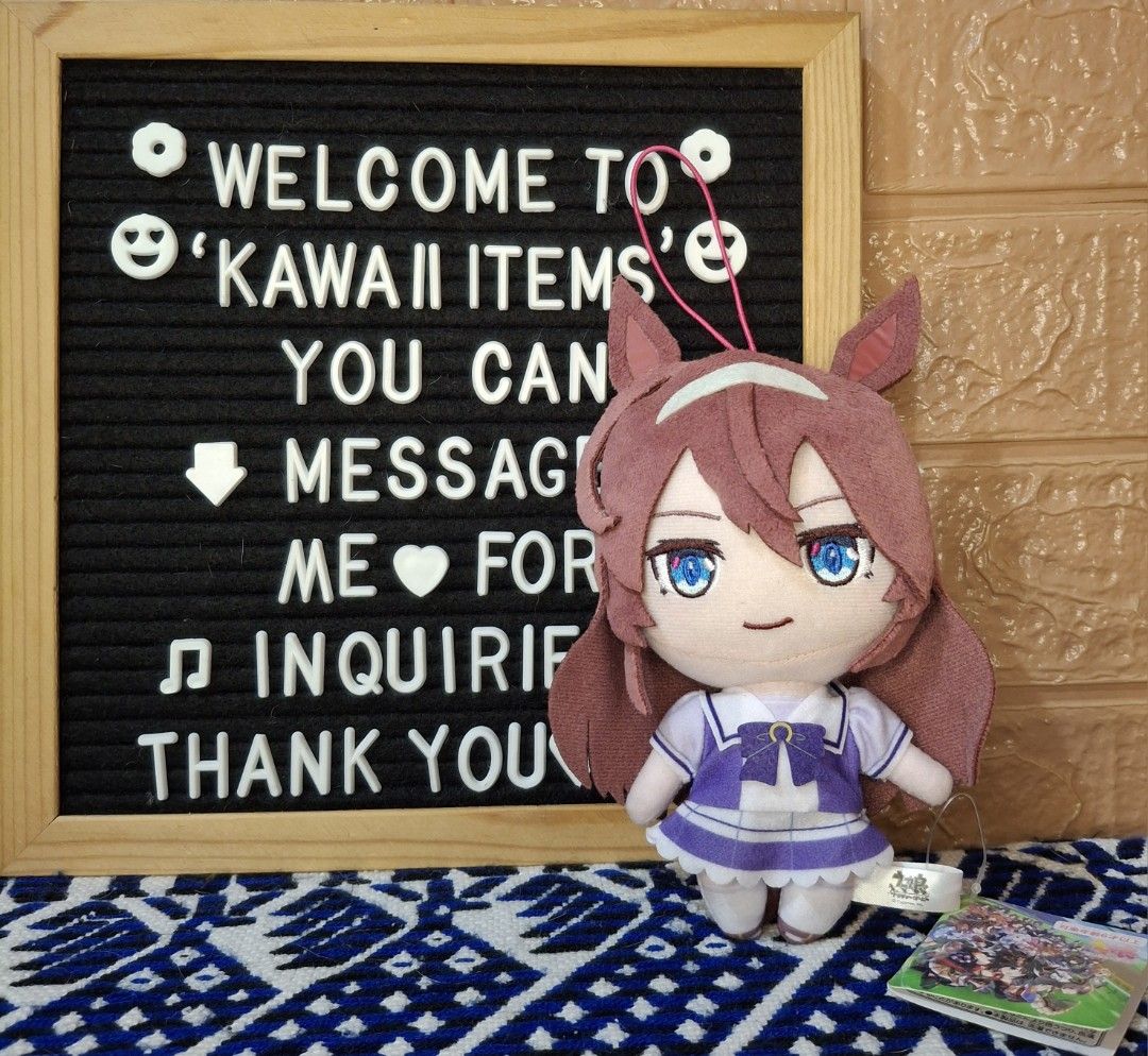 Uma Musume Pretty Derby Mihono Bourbon Charm Plush Toy, Hobbies & Toys ...