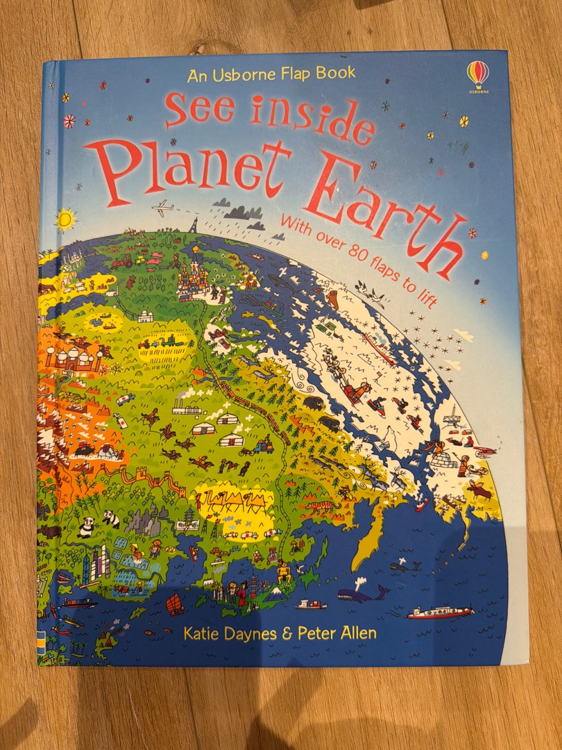 Usborne See Inside Planet Earth Flap Book, Hobbies & Toys, Books ...