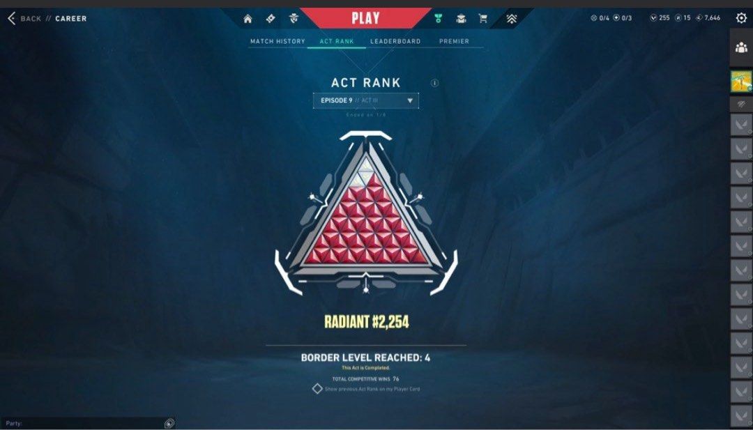 61 Prems EX Radiant PRO valorant account, Video Gaming, Video Games ...