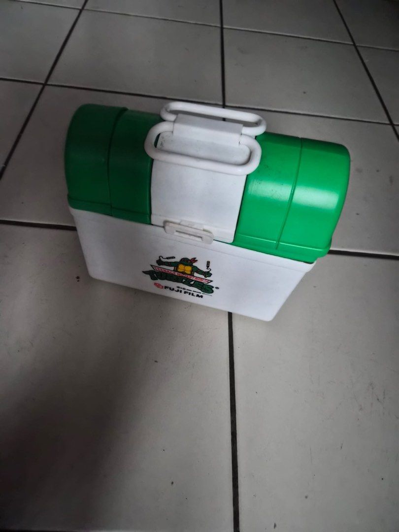 Vintage Fujifilm Tumbler and Box - Green and White, Furniture & Home ...