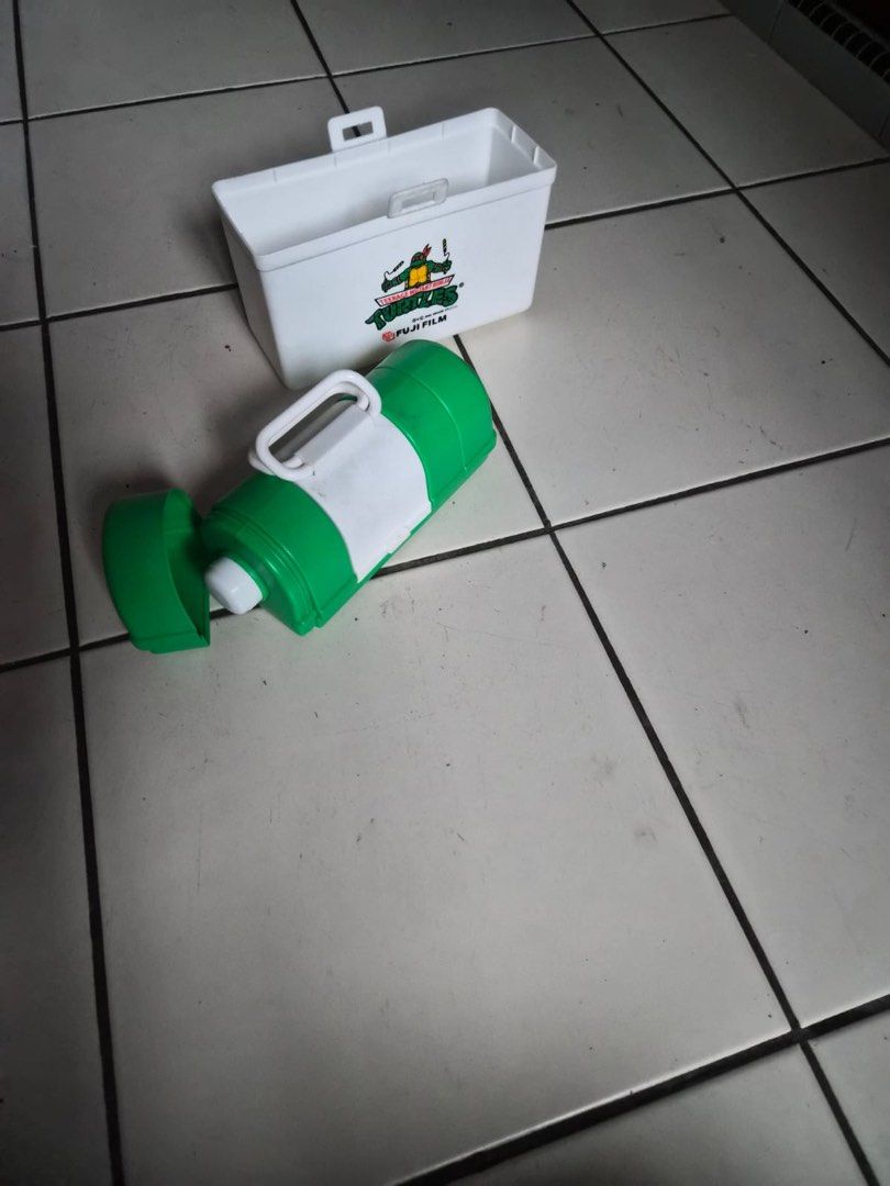 Vintage Fujifilm Tumbler and Box - Green and White, Furniture & Home ...