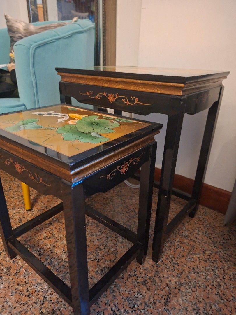 Vintage Koi Fish Side Tables, Furniture & Home Living, Furniture ...
