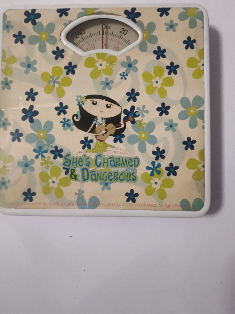 Vintage 'She's Charmed & Dangerous' Bathroom Scale, Furniture & Home ...