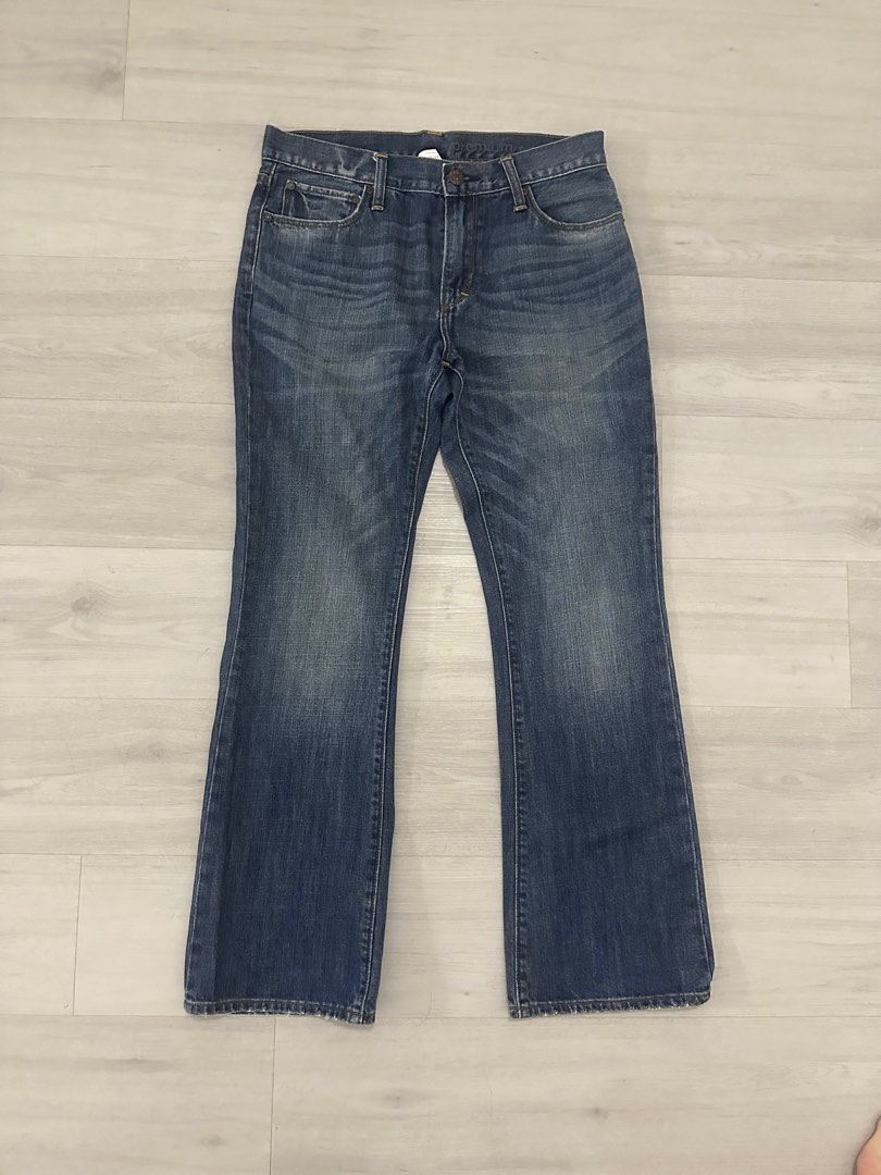 Vintage Y2k Gap Slim Bootcut Dark Blue Denim Jeans, Women's Fashion, Bottoms, Jeans & Leggings ...