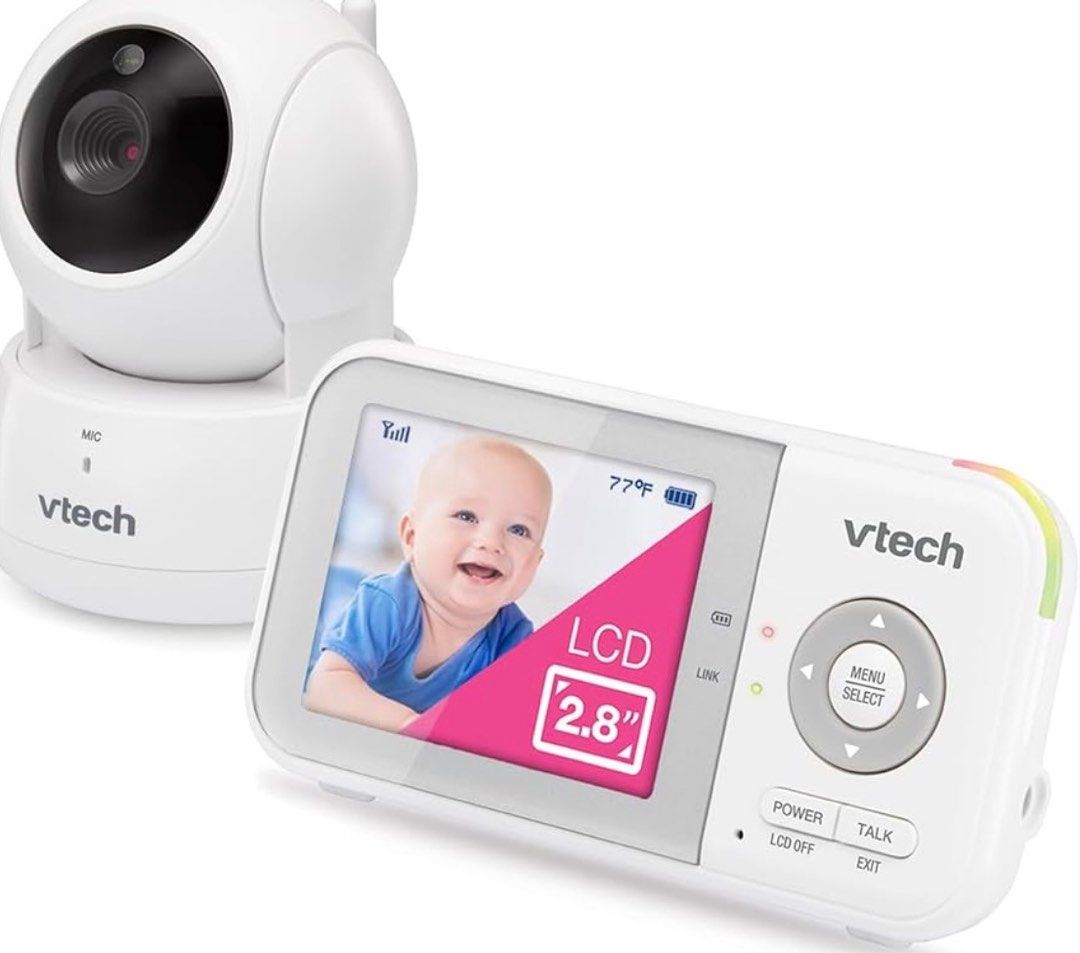 VTech Baby Monitor with 2.8" LCD Screen, Babies & Kids, Baby Monitors ...