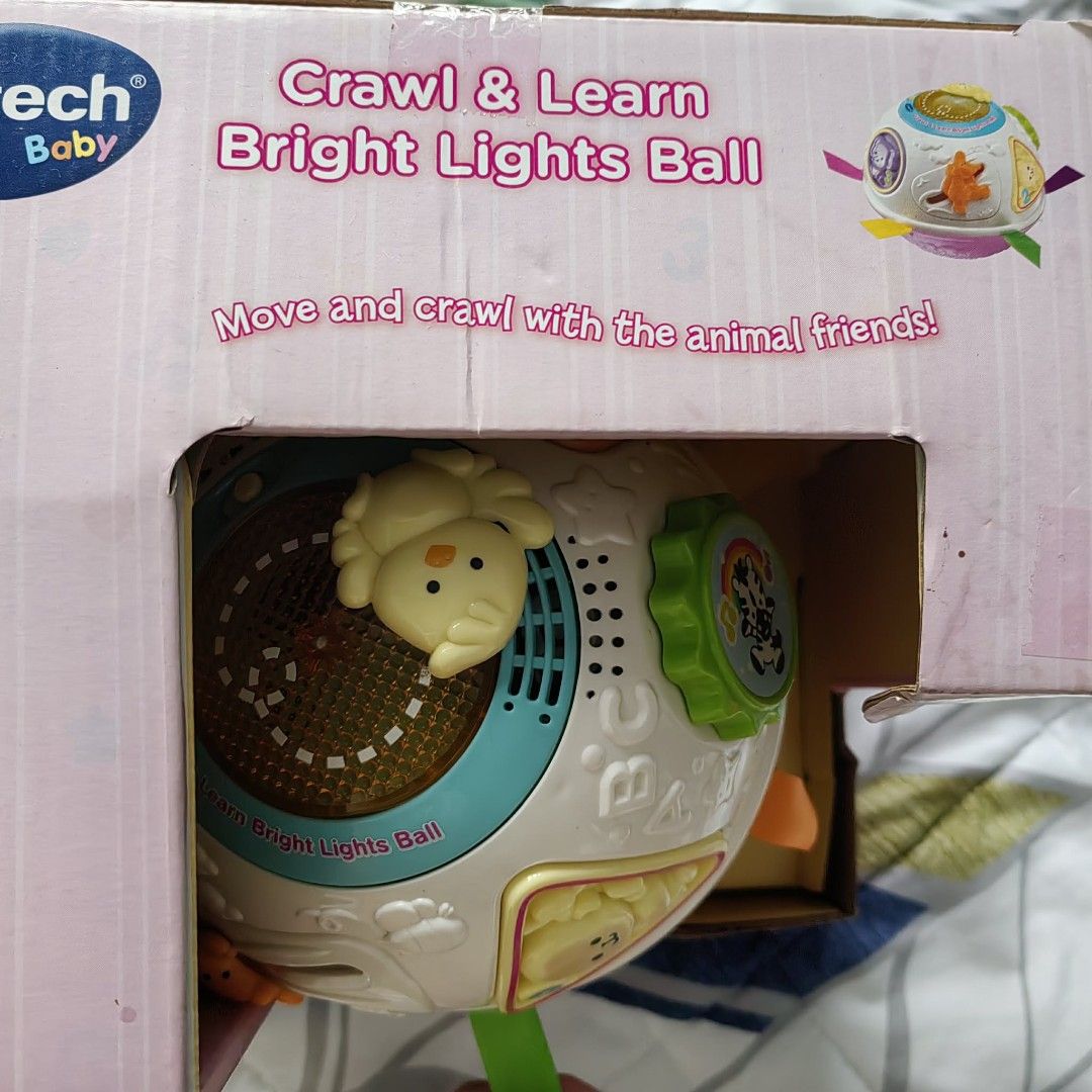 Vtech Crawl & Learn Bright Lights Ball, Hobbies & Toys, Toys & Games on ...