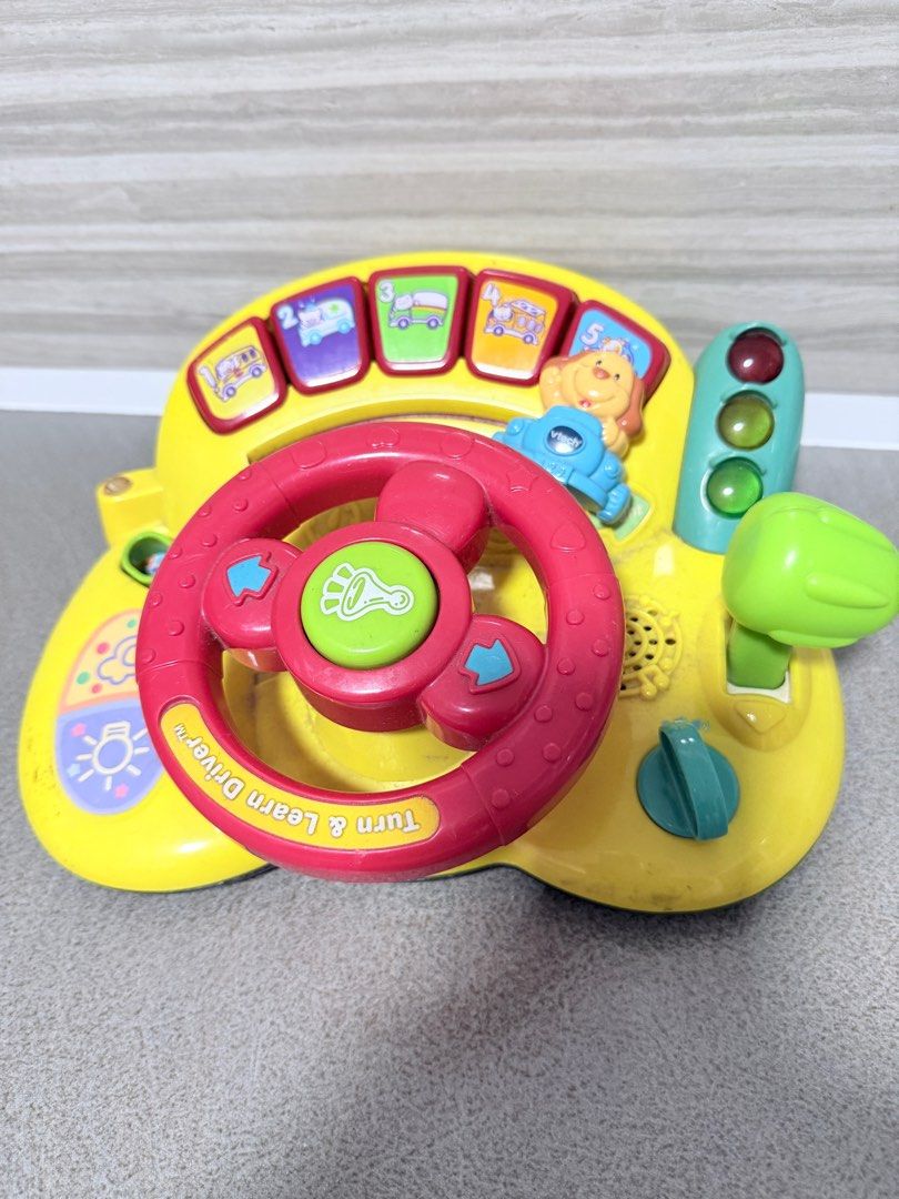 VTech Turn & Learn Driver Toy, Babies & Kids, Infant Playtime on Carousell