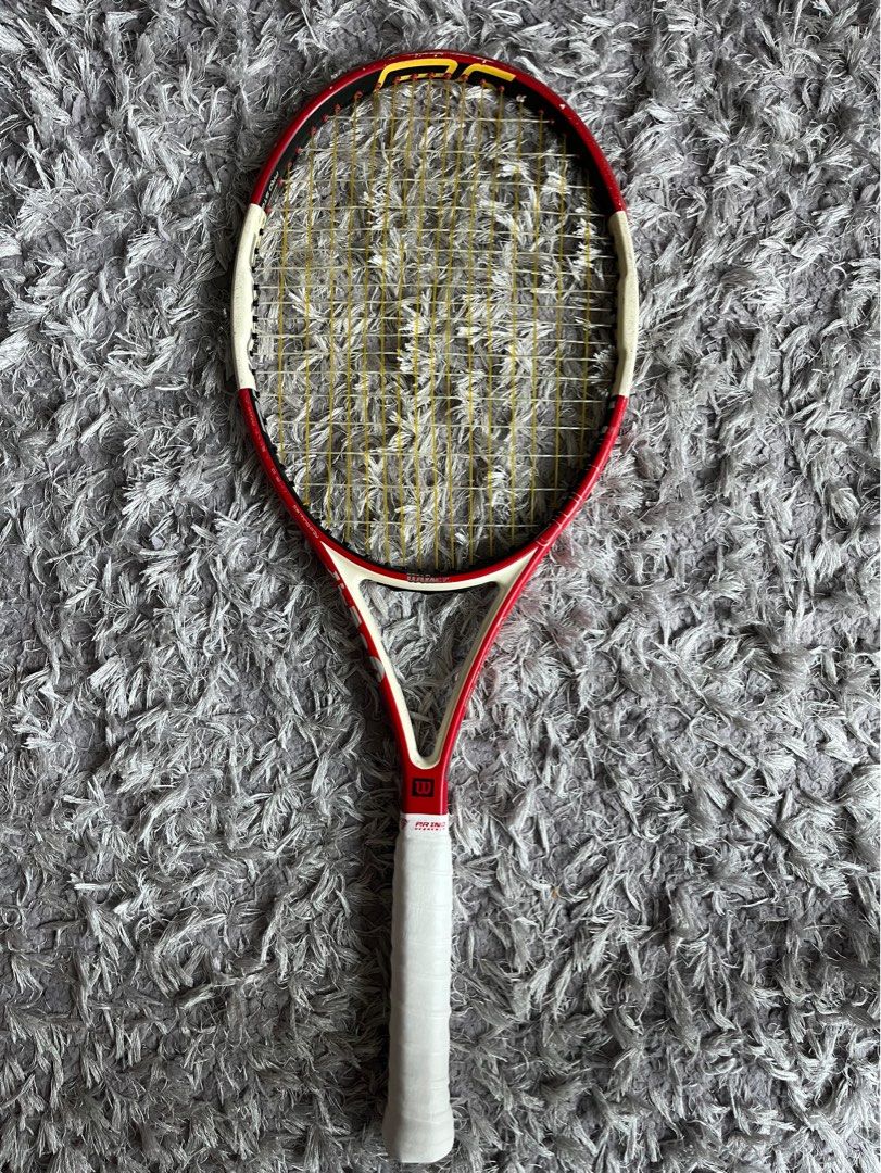 Wilson N Code Six One 95 Tennis Racquet (with new strings), Sports ...