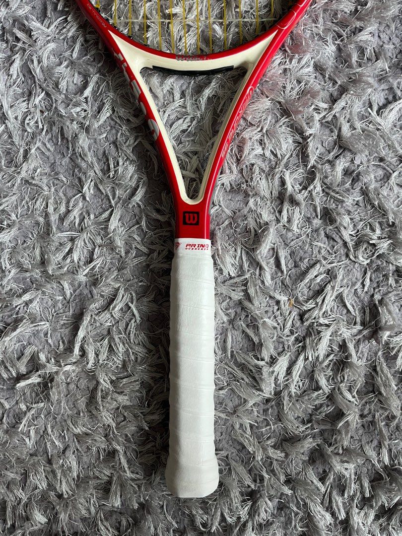 Wilson N Code Six One 95 Tennis Racquet (with new strings), Sports ...
