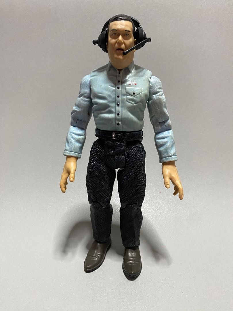 WWE Legendary Ringside Commentator Exclusive Playset JR Jim Ross ...