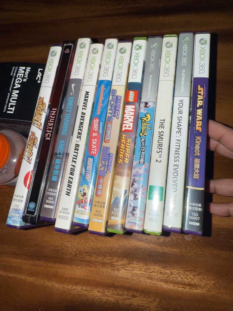 Xbox 360 Kinect Games Bundle, Video Gaming, Video Games, Xbox on Carousell