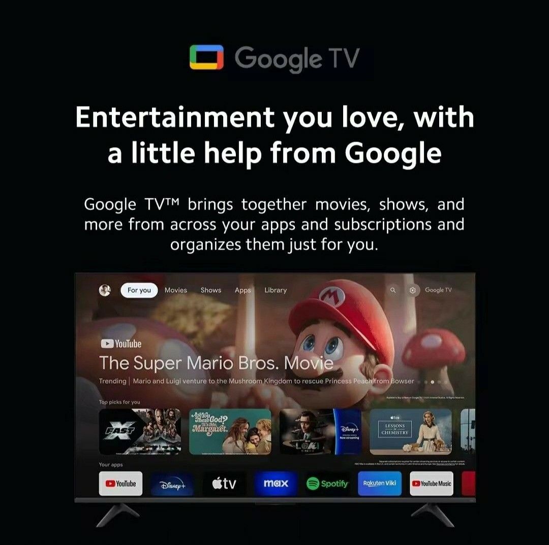 Xiaomi 55inch 4K UHD SMART TV | 2026 version | Youtube | Netflix ...