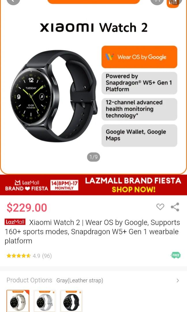 Xiaomi Watch 2 (2/32gb), Mobile Phones & Gadgets, Wearables & Smart ...