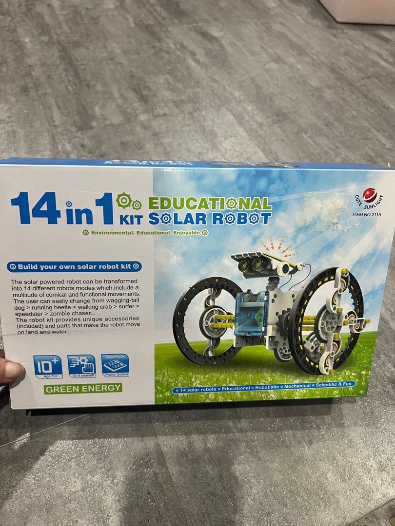 14-in-1 Educational Solar Robot Kit, Hobbies & Toys, Toys & Games on ...