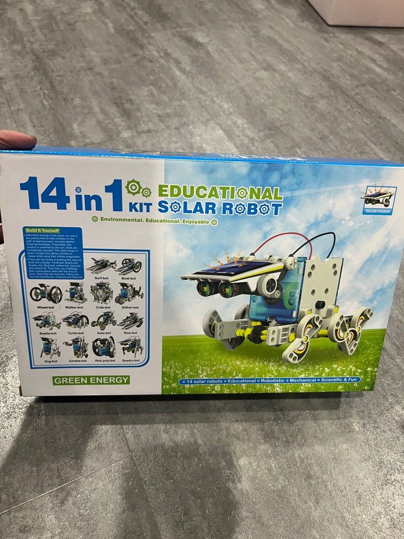 14-in-1 Educational Solar Robot Kit, Hobbies & Toys, Toys & Games on ...