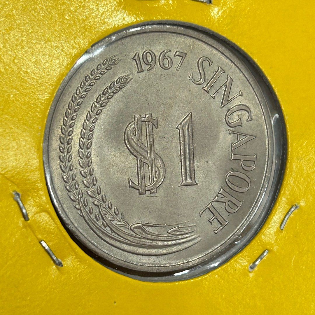 1967 Singapore $1 Coin, Hobbies & Toys, Memorabilia & Collectibles ...
