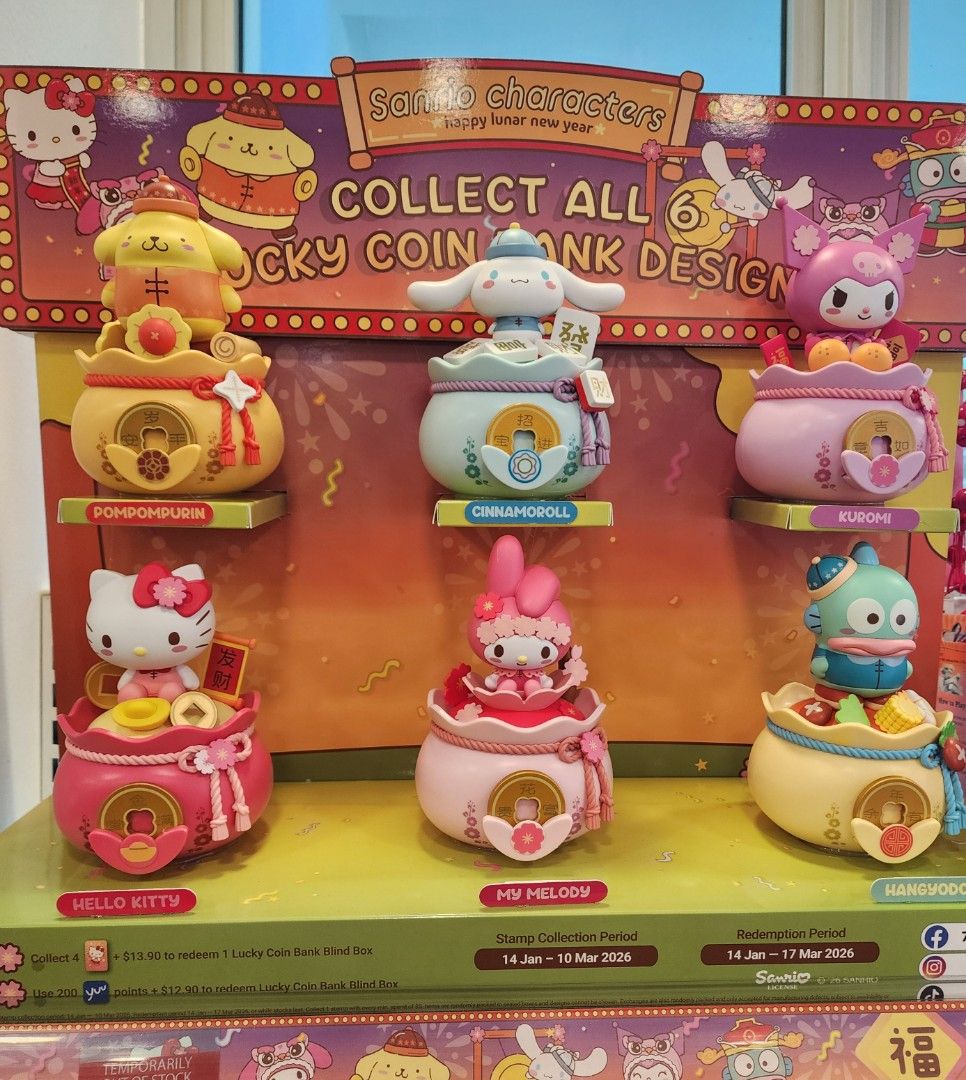 7-11 Sanrio Luck Coin Bank, Hobbies & Toys, Toys & Games on Carousell