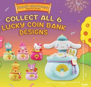 Sanrio Lucky Coin Bank - WTT, Hobbies & Toys, Toys & Games on Carousell