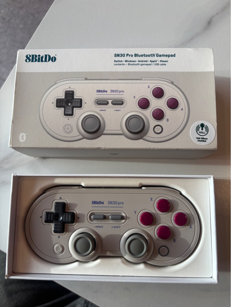 8BITDO SN30 Pro Bluetooth Gamepad / Controller, Video Gaming, Gaming ...