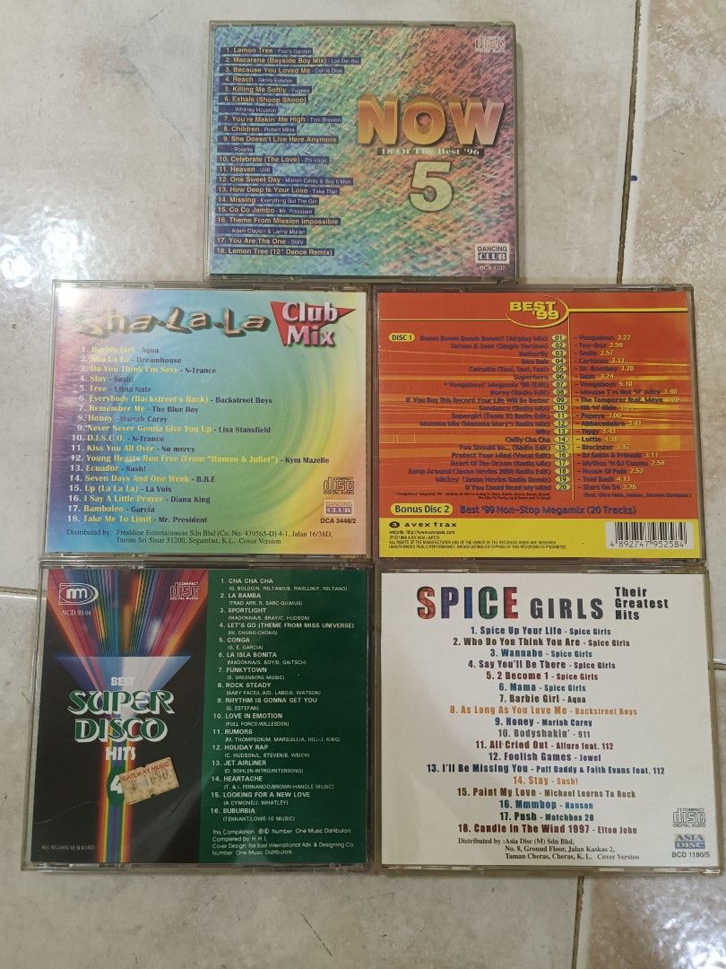 90s music disks, Hobbies & Toys, Music & Media, CDs & DVDs on Carousell