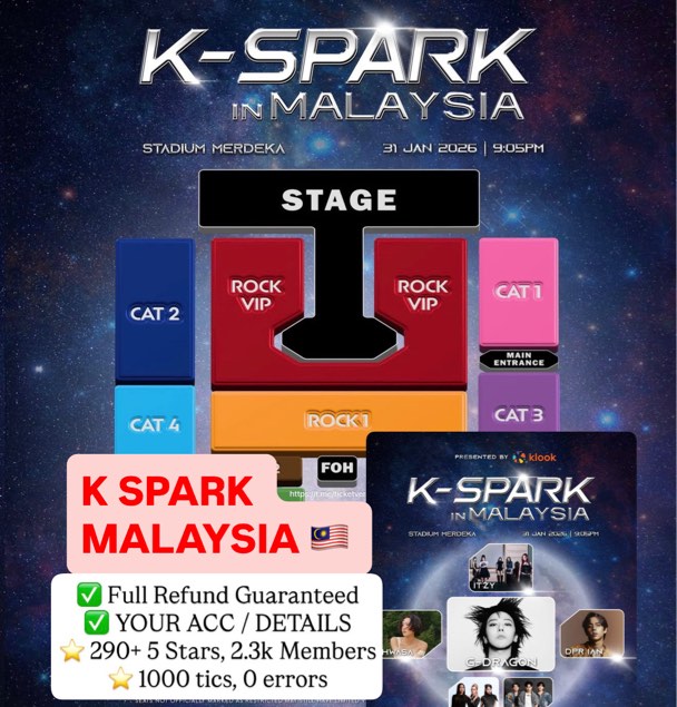 🇲🇾 K SPARK IN MALAYSIA ~ G Dragon, DPR Ian, ITZY, HWASA, DOLLA, 3P ...