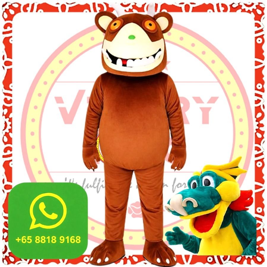 🐭 Gruffalo Mascot, Hobbies & Toys, Occasions & Party Supplies on Carousell