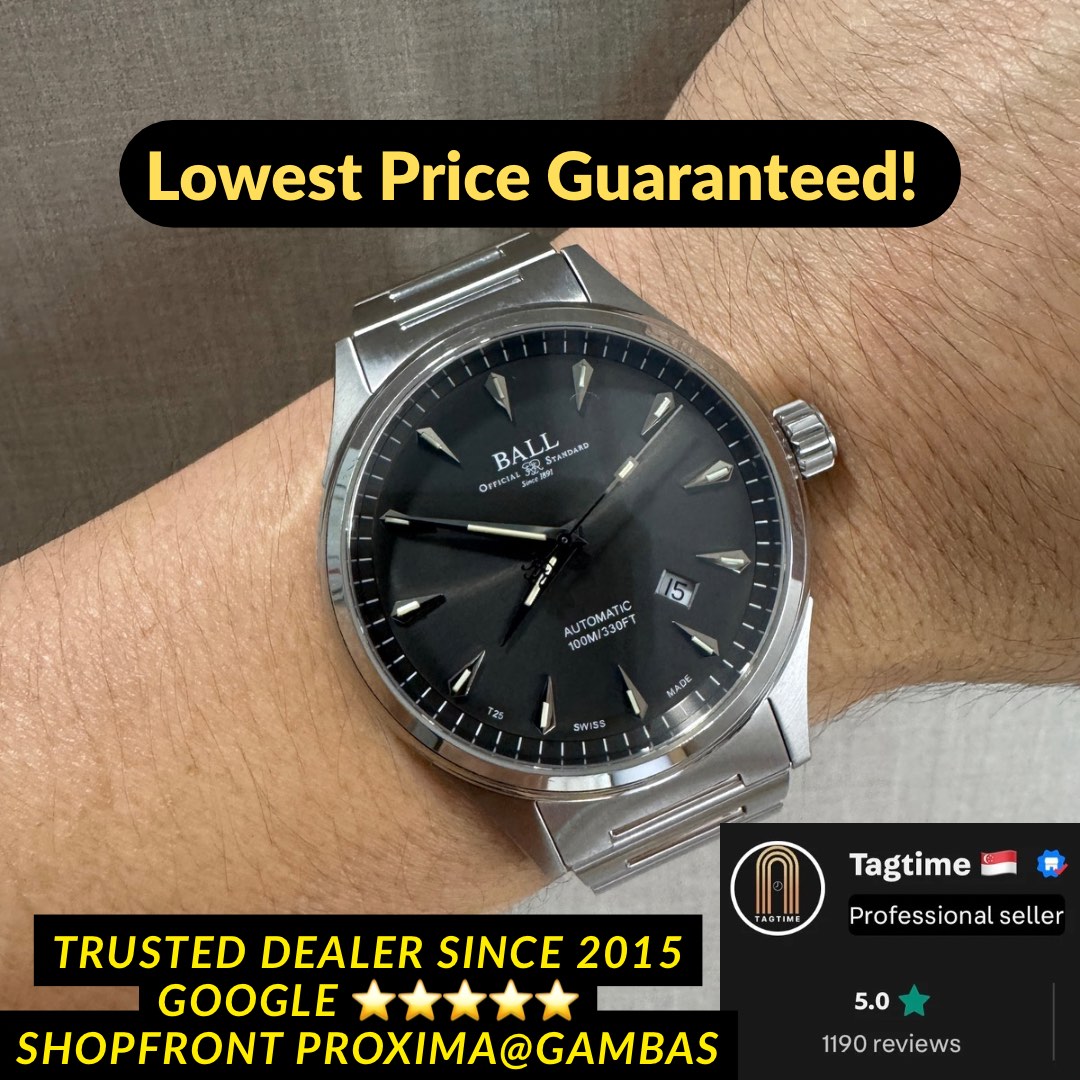 💯 LOWEST 43mm Ball Fireman Racer Classic NM2288C-SJ-GY Automatic Men ...