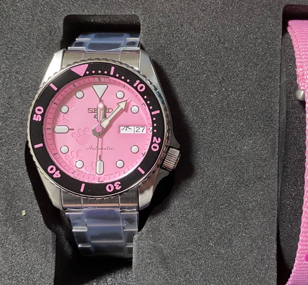 現貨 靚number 日本版 日本製 SEIKO x SKX series PINK PANTHER MGM Limited Edition ...