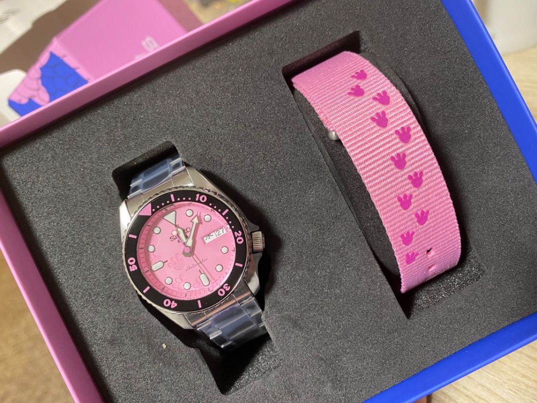 現貨 靚number 日本版 日本製 SEIKO x SKX series PINK PANTHER MGM Limited Edition ...