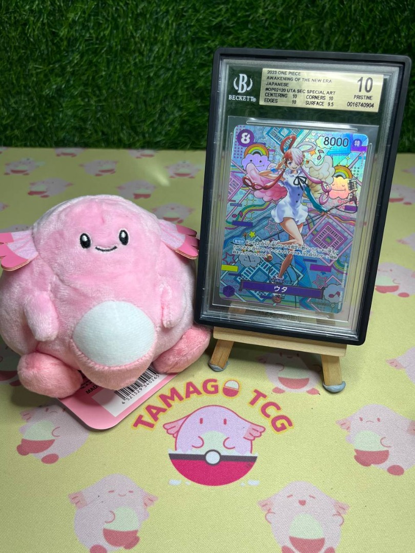 🐣 One Piece UTA BGS 10 OP02-120 not Manga One Piece Luffy Comes with ...