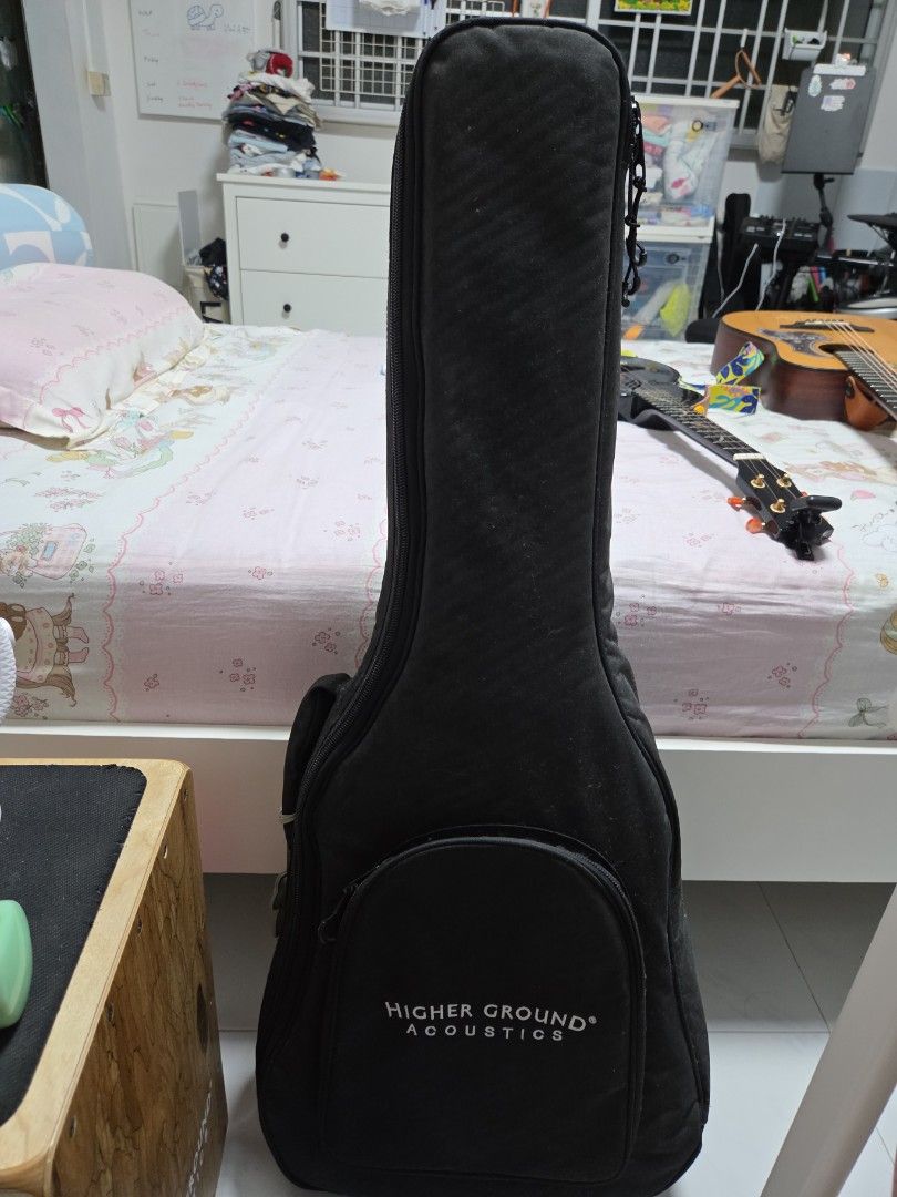 Acoustic Guitar - Natural Finish, Hobbies & Toys, Musical Instruments ...