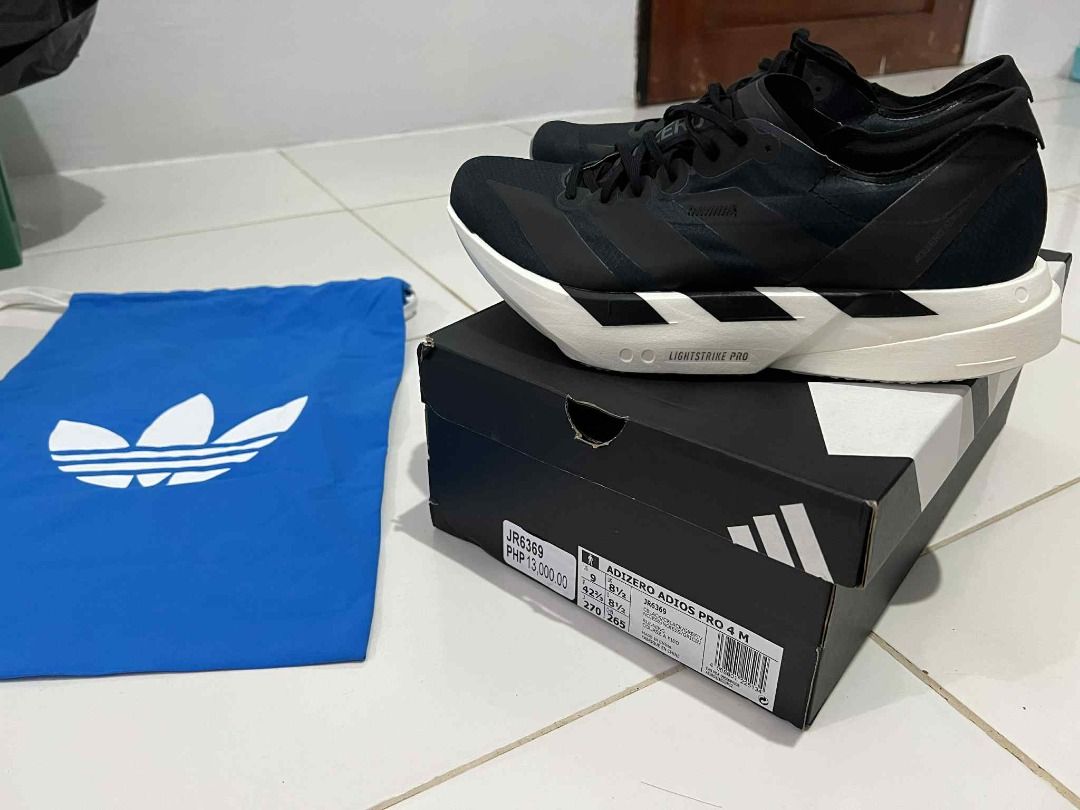Adidas Adizero Adios Pro 4 M Running Shoes, Men's Fashion, Footwear ...
