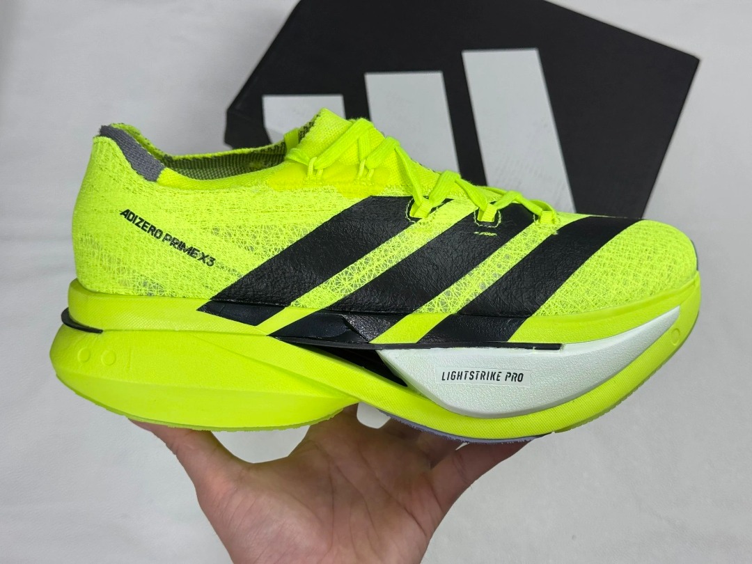 adidas Adizero Prime X3 Strung Solar Yellow, Men's Fashion, Footwear ...