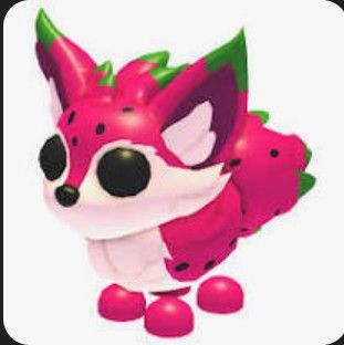 Adopt Me Dragon Fruit Fox, Hobbies & Toys, Toys & Games on Carousell
