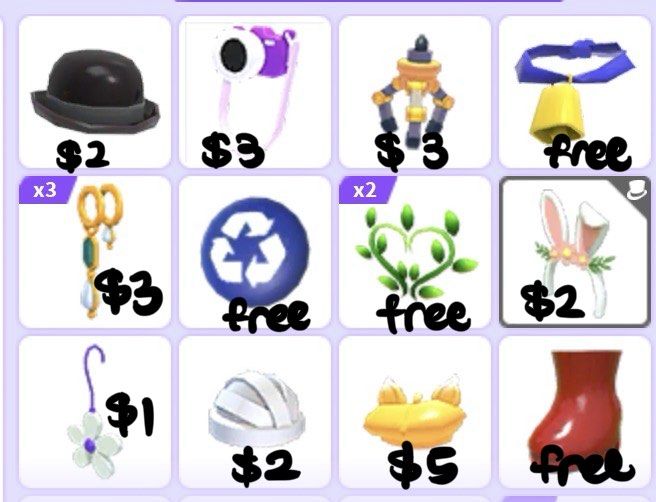 Adopt me Pet Wears (Part 2), Toys (Part 1), Video Gaming, Gaming ...