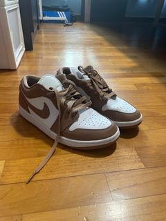 Air Jordan 1 Low - Beige/Brown, Men's Fashion, Footwear, Sneakers on ...