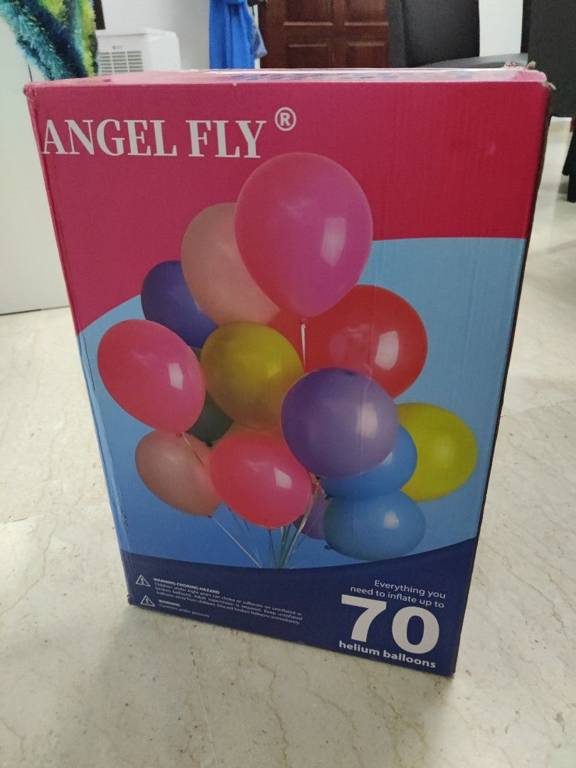 Angel Fly Helium Balloons - 70 Balloons, Hobbies & Toys, Occasions ...
